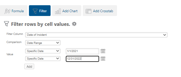 Vector EHS Log Report Analysis Grid Quick Guide