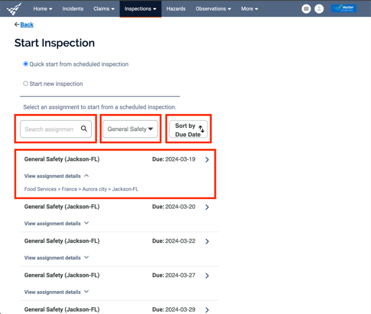 Vector EHS Management Release Notes - 6.23
