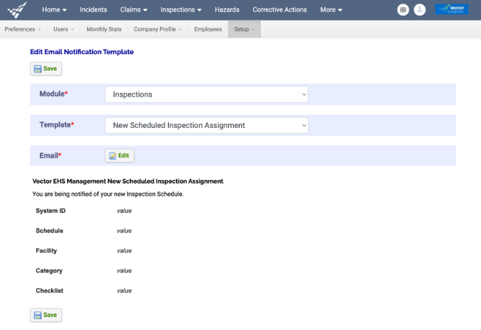 Vector EHS Management Release Notes - 6.23